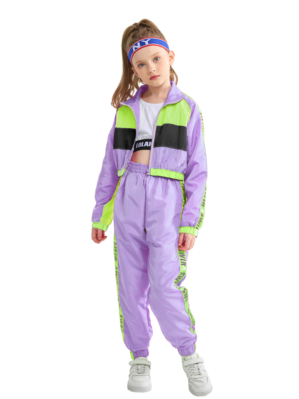 Lolanta Girls Dance Clothing Set Hip Hop Modern Jazz Team Performance